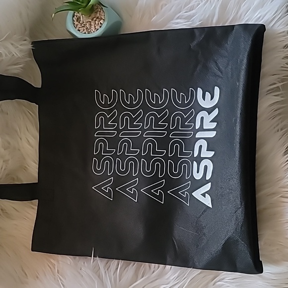 Bags | Aspire Reuseable Black Swag Bag | Poshmark